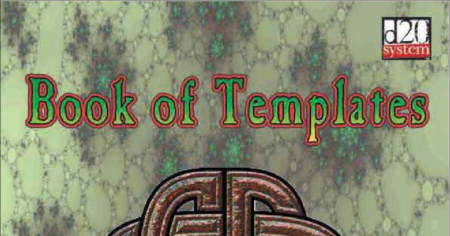 Book of Templates | RPG Item | RPGGeek