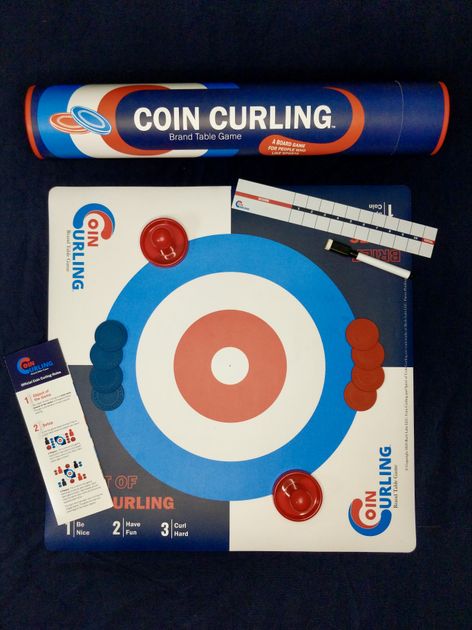 Coin Curling | Board Game | BoardGameGeek