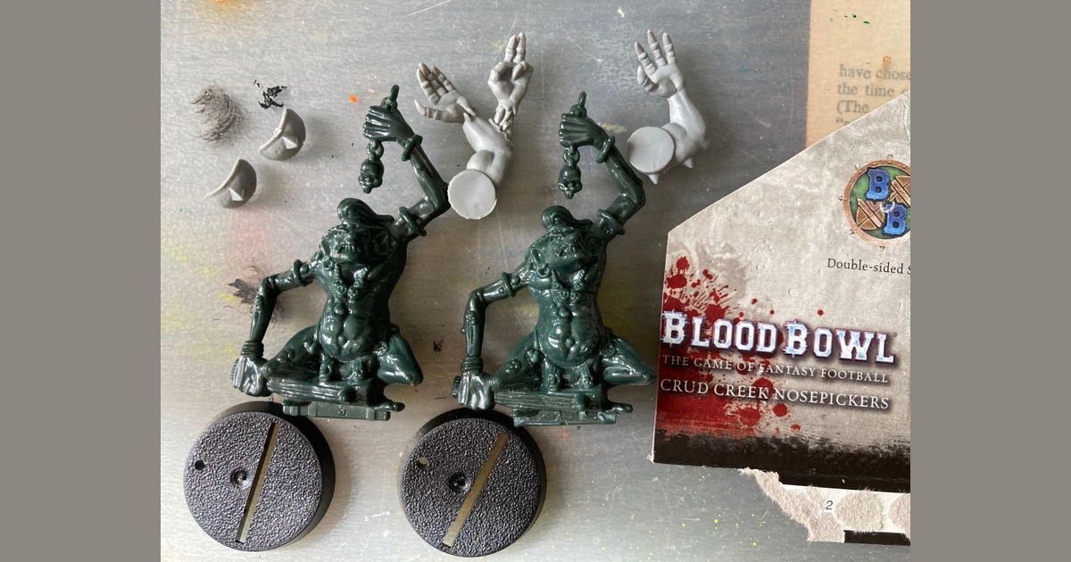 Budget Blood Bowl Big Guys | Miniature Games Construction Yard ...