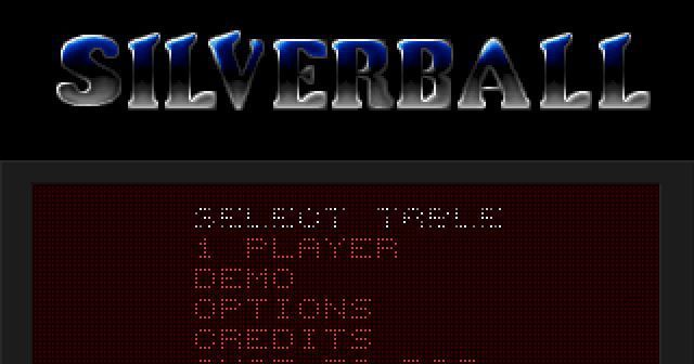 Silverball | Video Game | VideoGameGeek