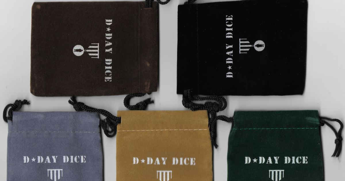 D-Day Dice: Dice Pouches | Board Game Accessory | BoardGameGeek