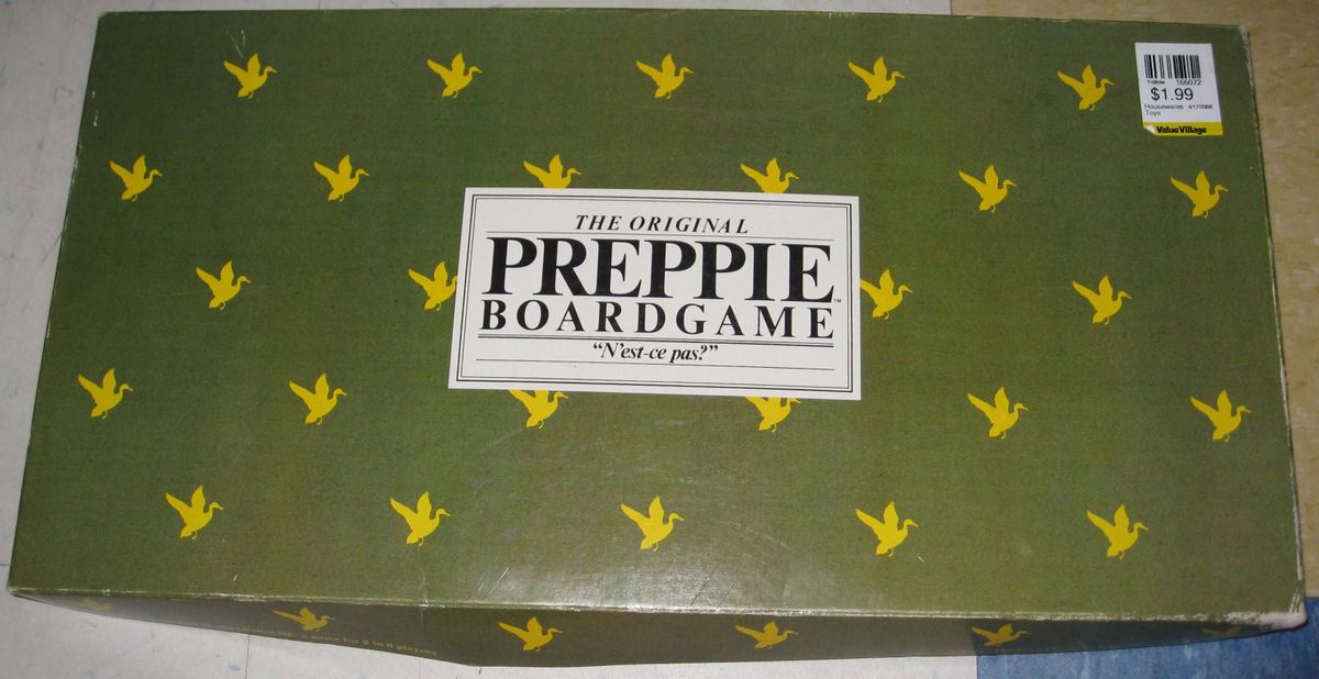 The Original Preppie Game | Board Game | BoardGameGeek