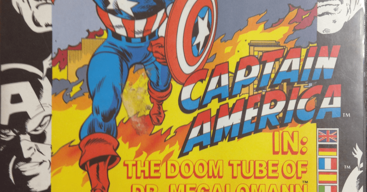 Captain America in: The Doom Tube of Dr. Megalomann | Video Game ...
