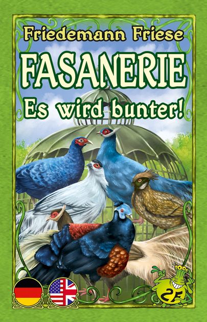 Fasanerie - Es wird bunter!, Deutsche Spielanleitung, 2F-Spiele, 2023 | Fancy Feathers: It is ...