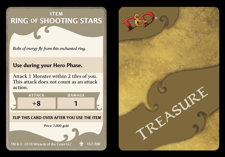 Treasure Card Template - Accurate PSD v1.0 | Dungeons & Dragons: Wrath ...