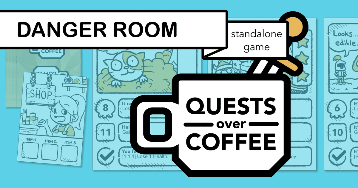 Quests Over Coffee: Danger Room | Board Game | BoardGameGeek