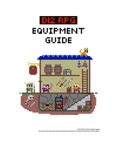 D12 RPG Equipment Guide | RPG Item | RPGGeek