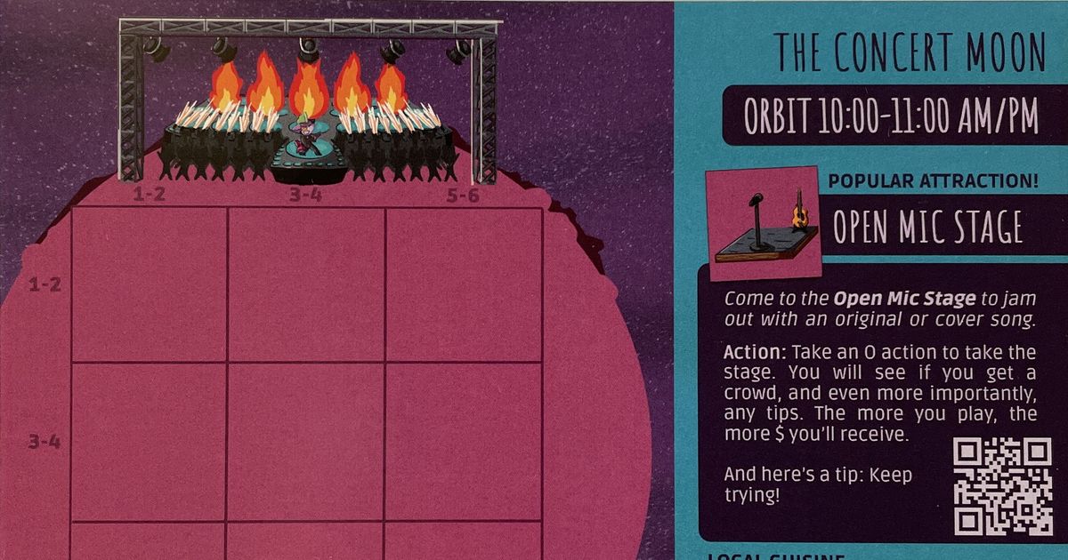 Personal Space: The Concert Moon | Board Game | BoardGameGeek