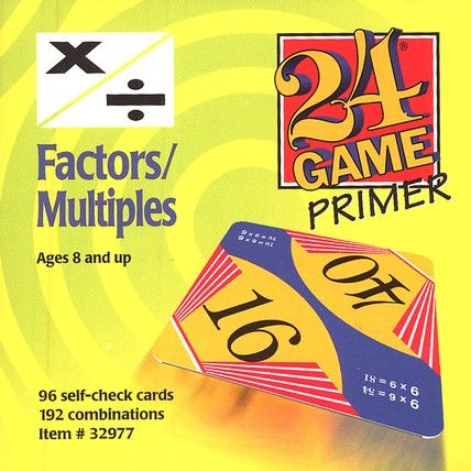 24 Game: Primer Factors/Multiples | Board Game | BoardGameGeek