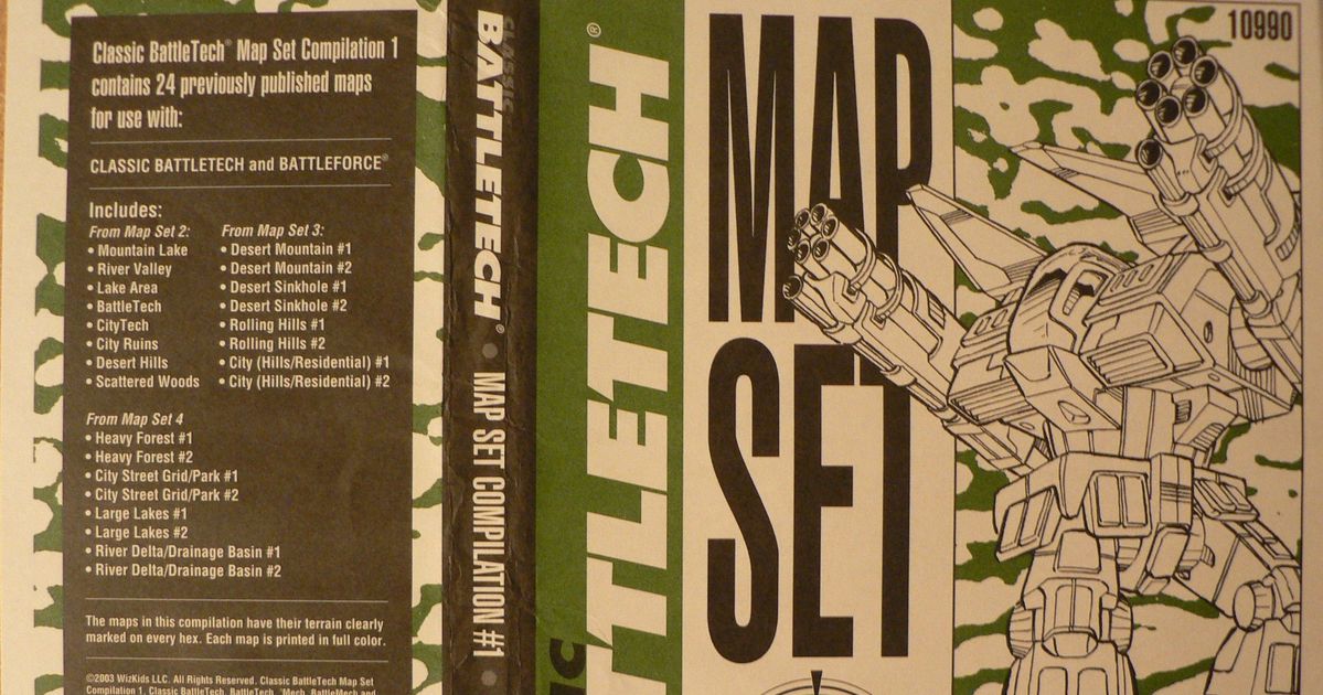 Classic BattleTech: Map Set – Compilation 1 | Board Game | BoardGameGeek