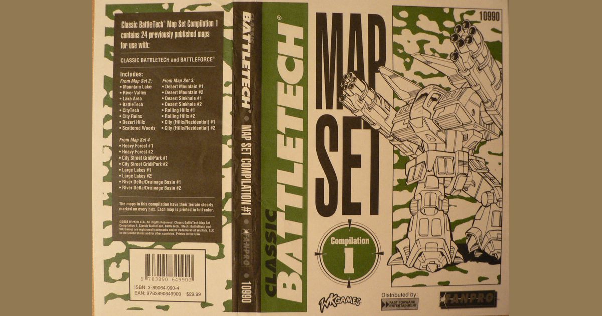 Classic Battletech Map Compilation 1 | Board Game | BoardGameGeek