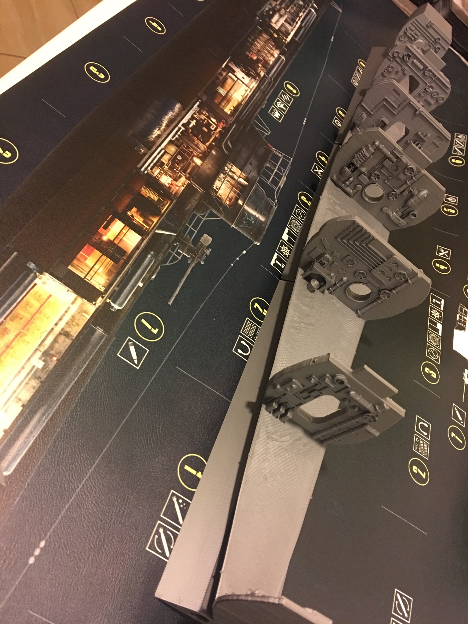 3D printed model of submarine - my project | UBOOT: The Board Game