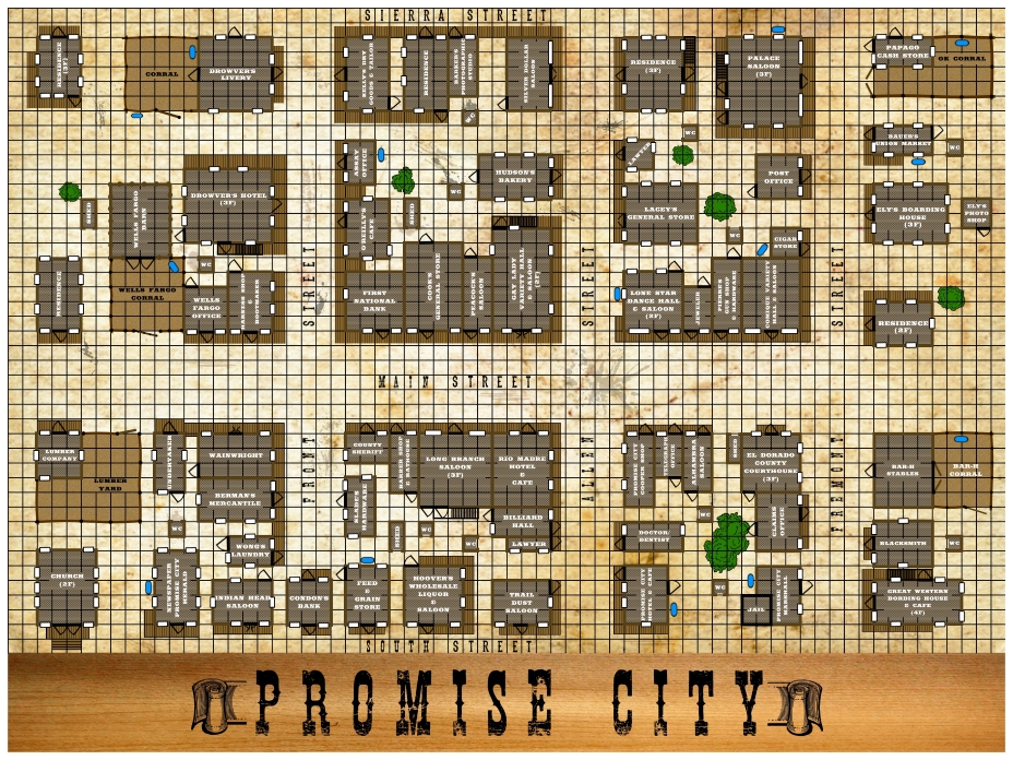 Promise City Map Scan? | Boot Hill | RPGGeek