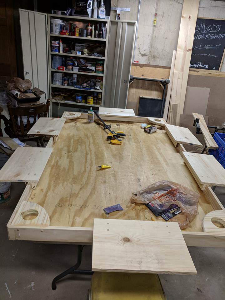 Another DIY Gaming Table - Cheap but effective and pretty to boot