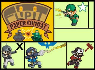 Flipit: Paper Combat - 3D papercraft game | Print and Play