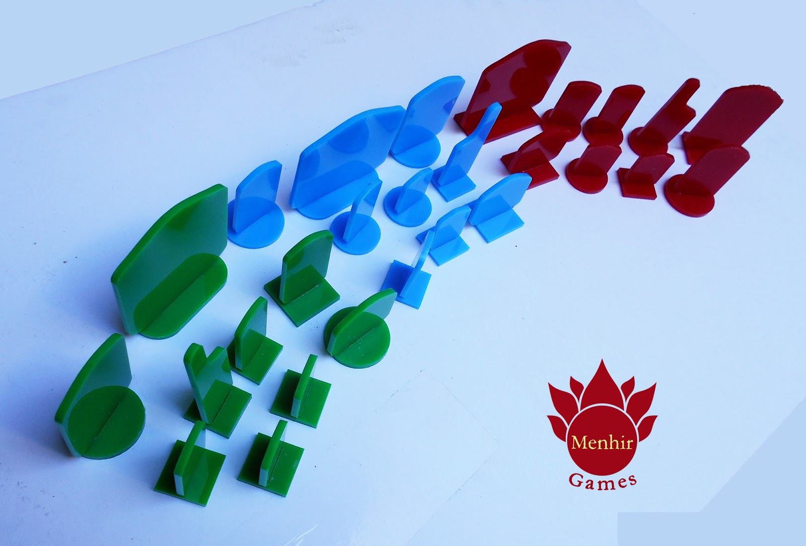 Generic/Standard plastic TOKEN-Miniatures/standees for board games