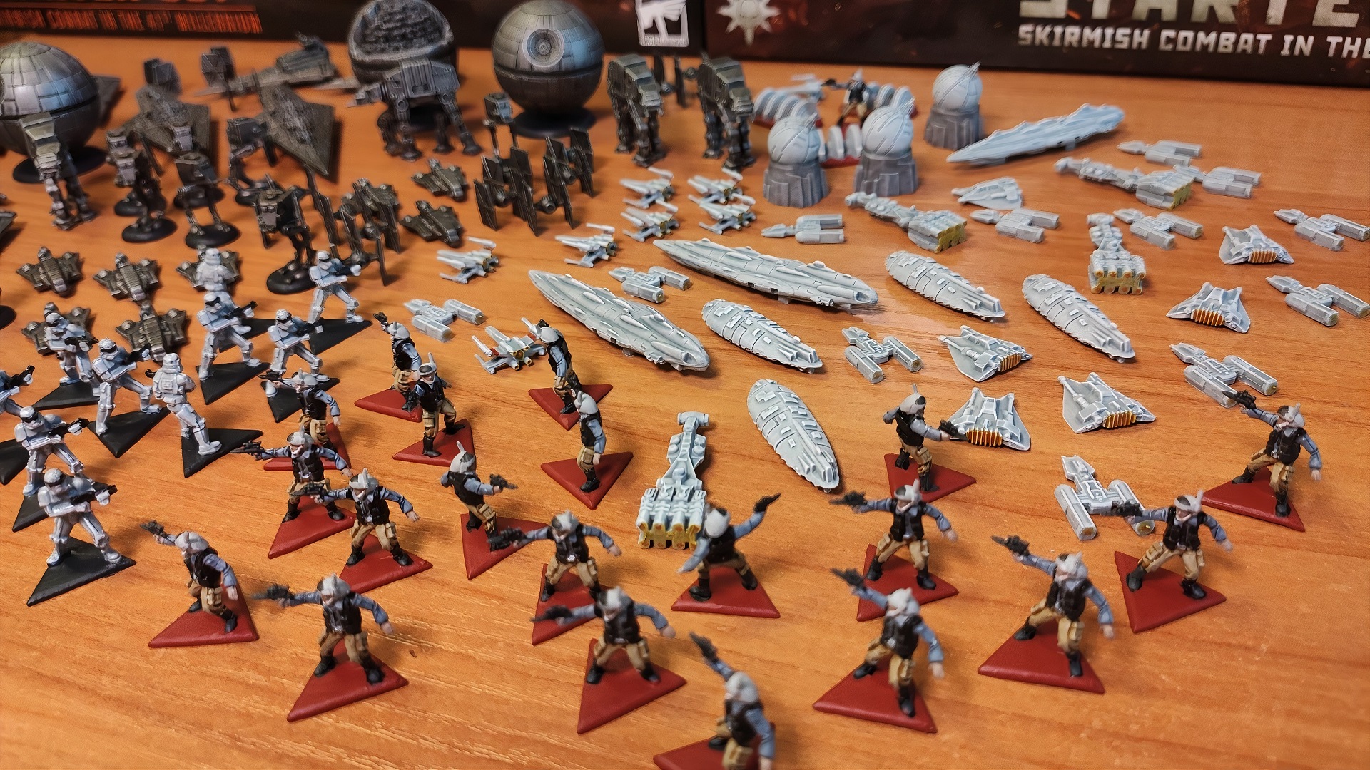 Painted miniatures from Star Wars Rebellion | Star Wars: Rebellion