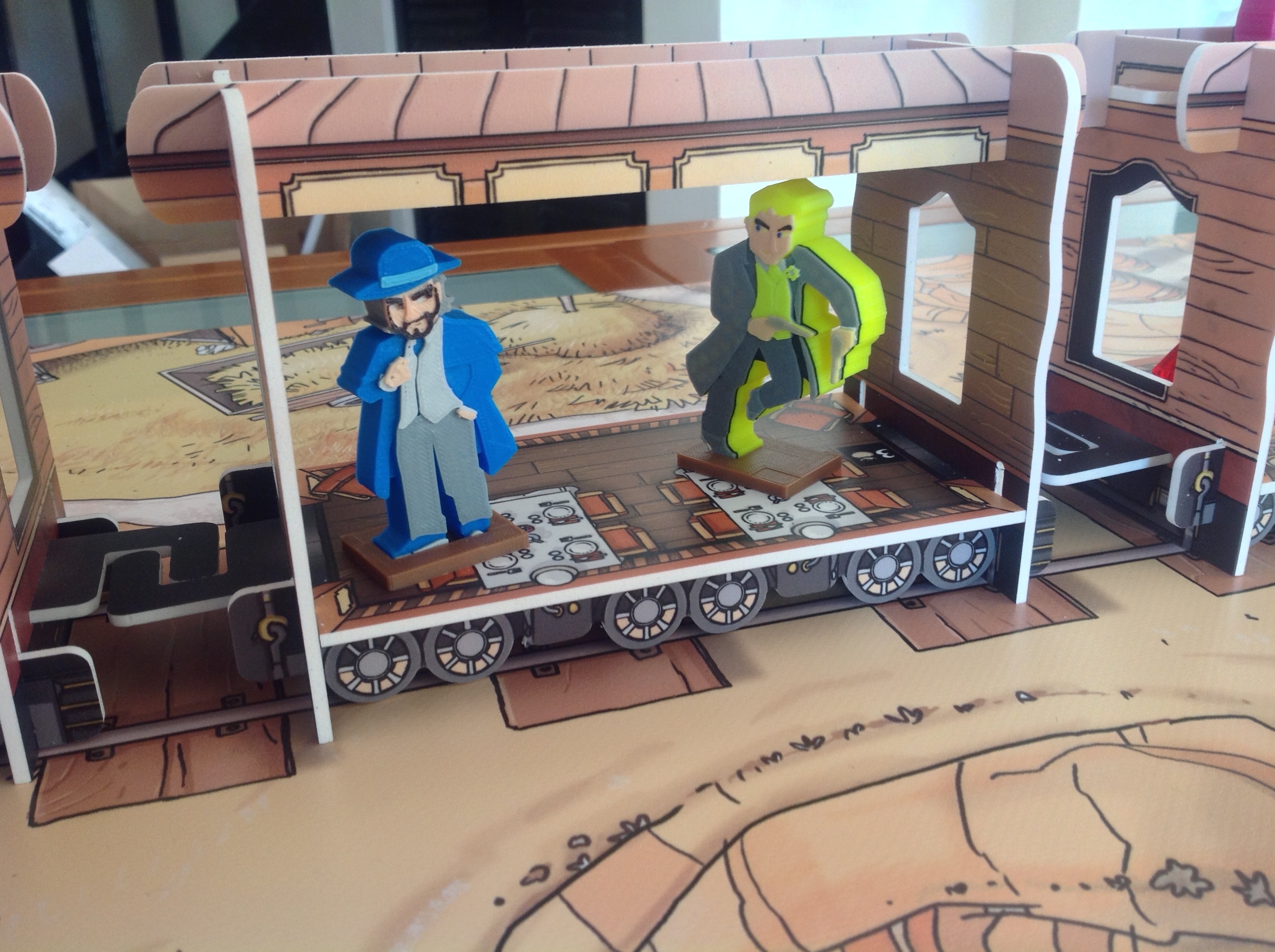Awesome over-sized Colt Express | Colt Express | BoardGameGeek