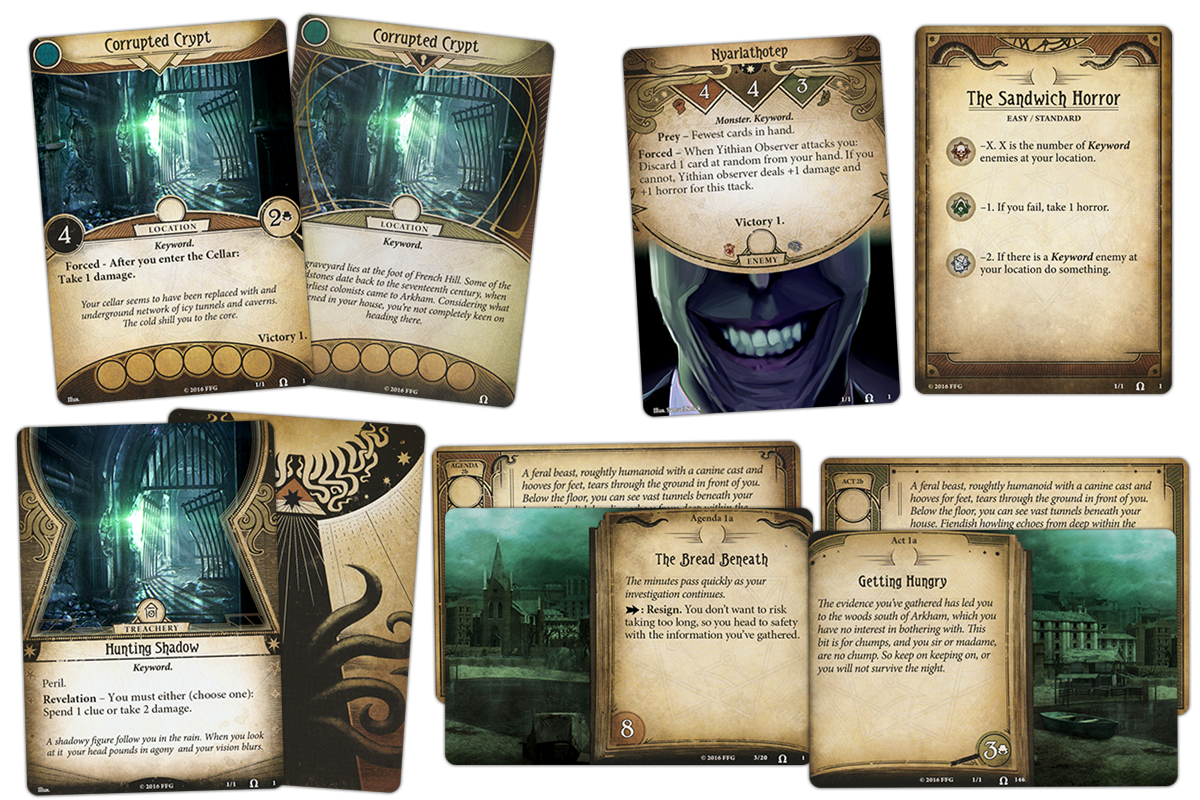 Clayton Grey's AH:TCG Card Template Collection | Arkham Horror: The ...
