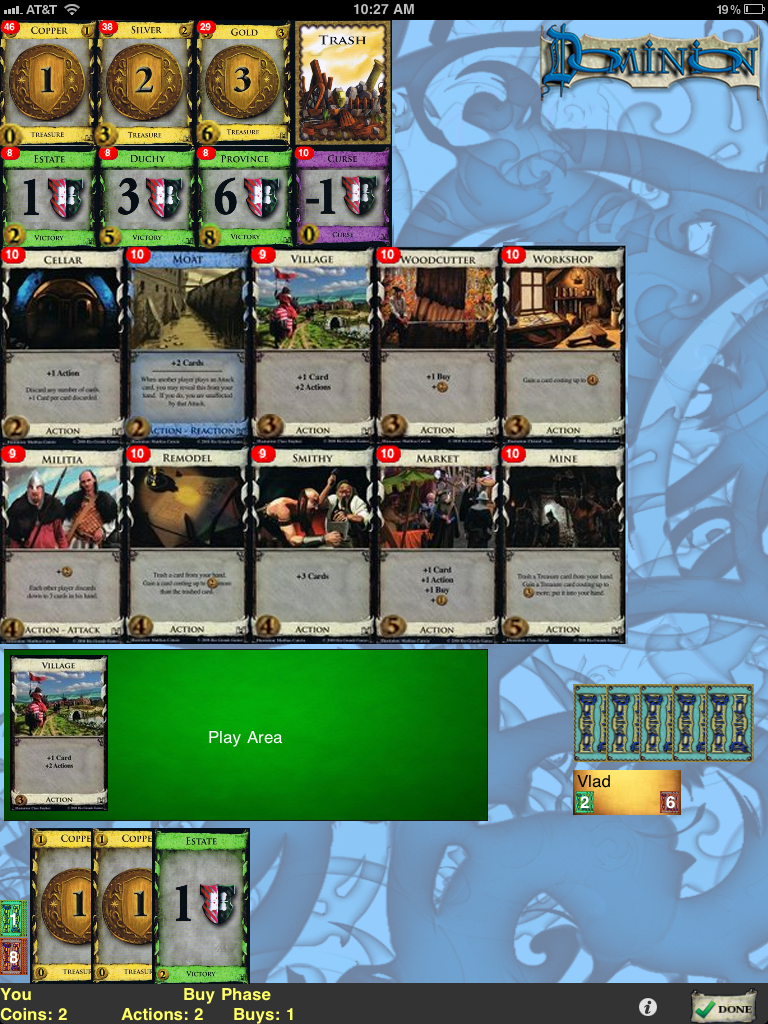 Dominion iPad Improvements? | Championland | BoardGameGeek