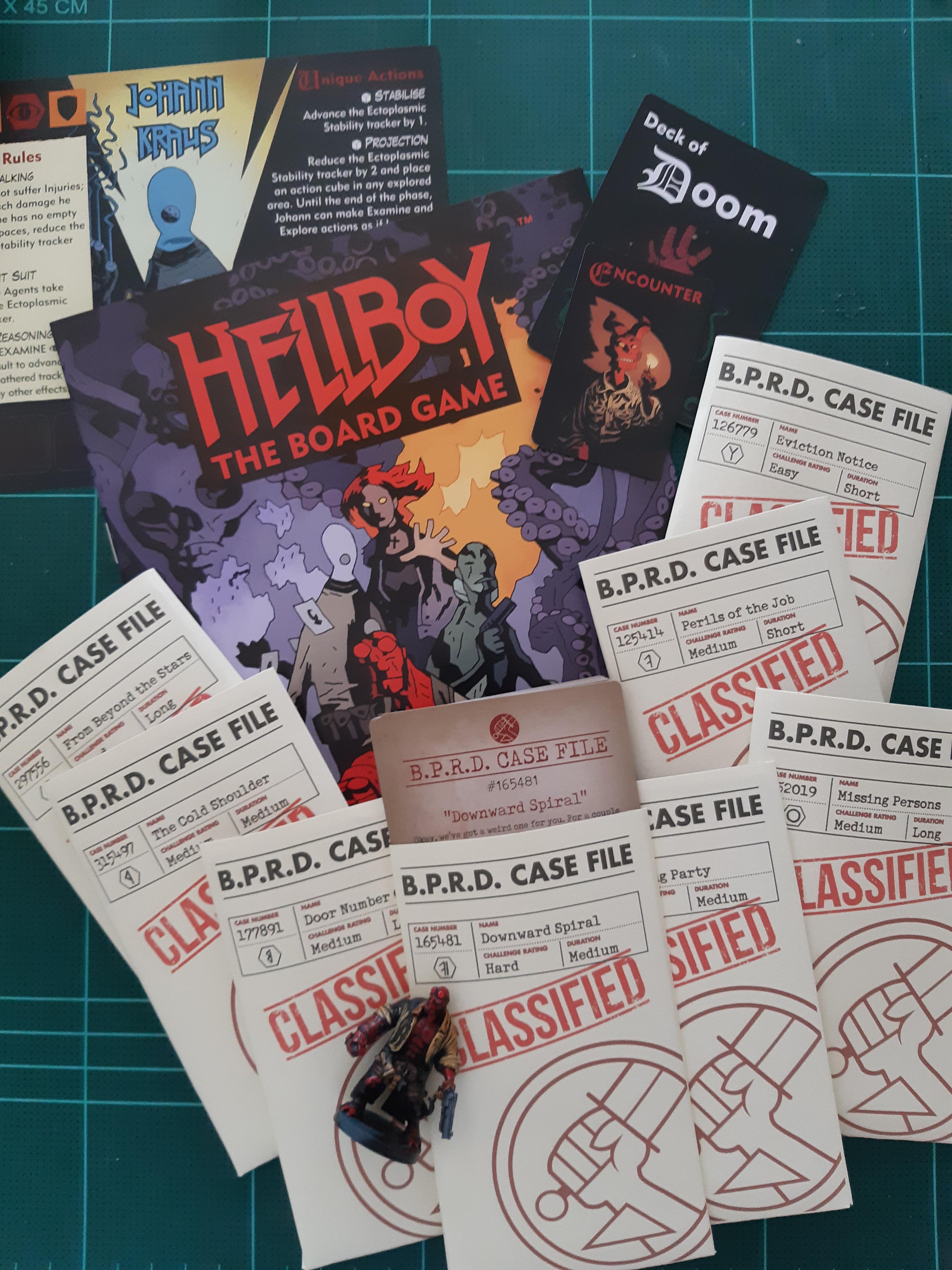 Case File envelopes available | Hellboy: The Board Game