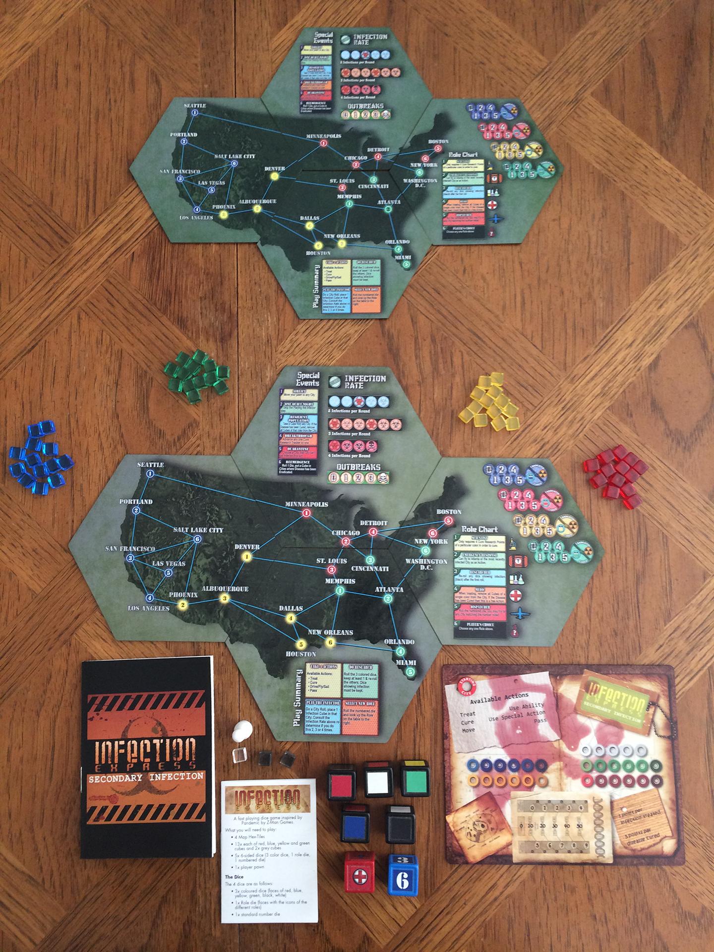 PnP Games I've Made with Game Prototyping Sites