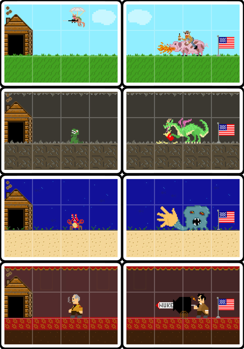 A Platformer-inspired board game. Is it possible?