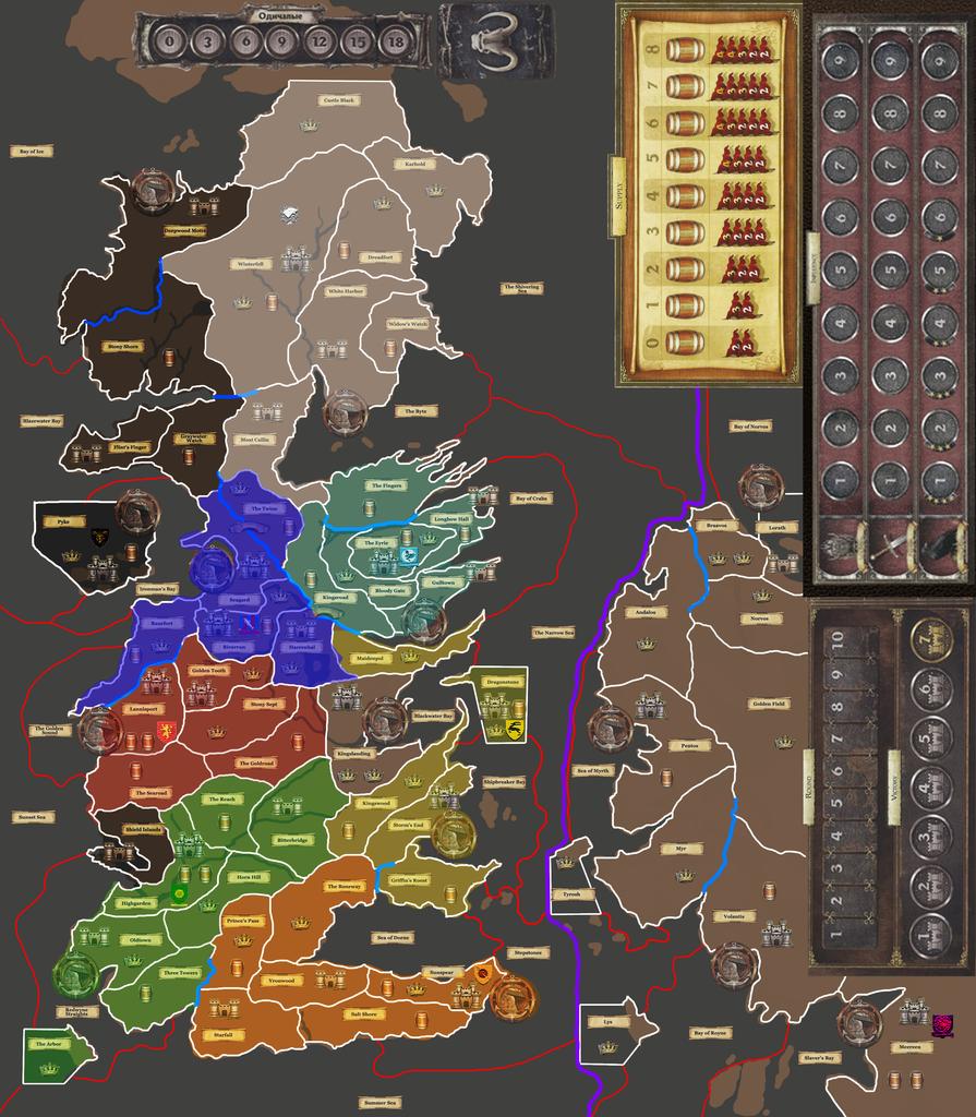 A 9 player version GOT board game with expansion setting | A Game of ...