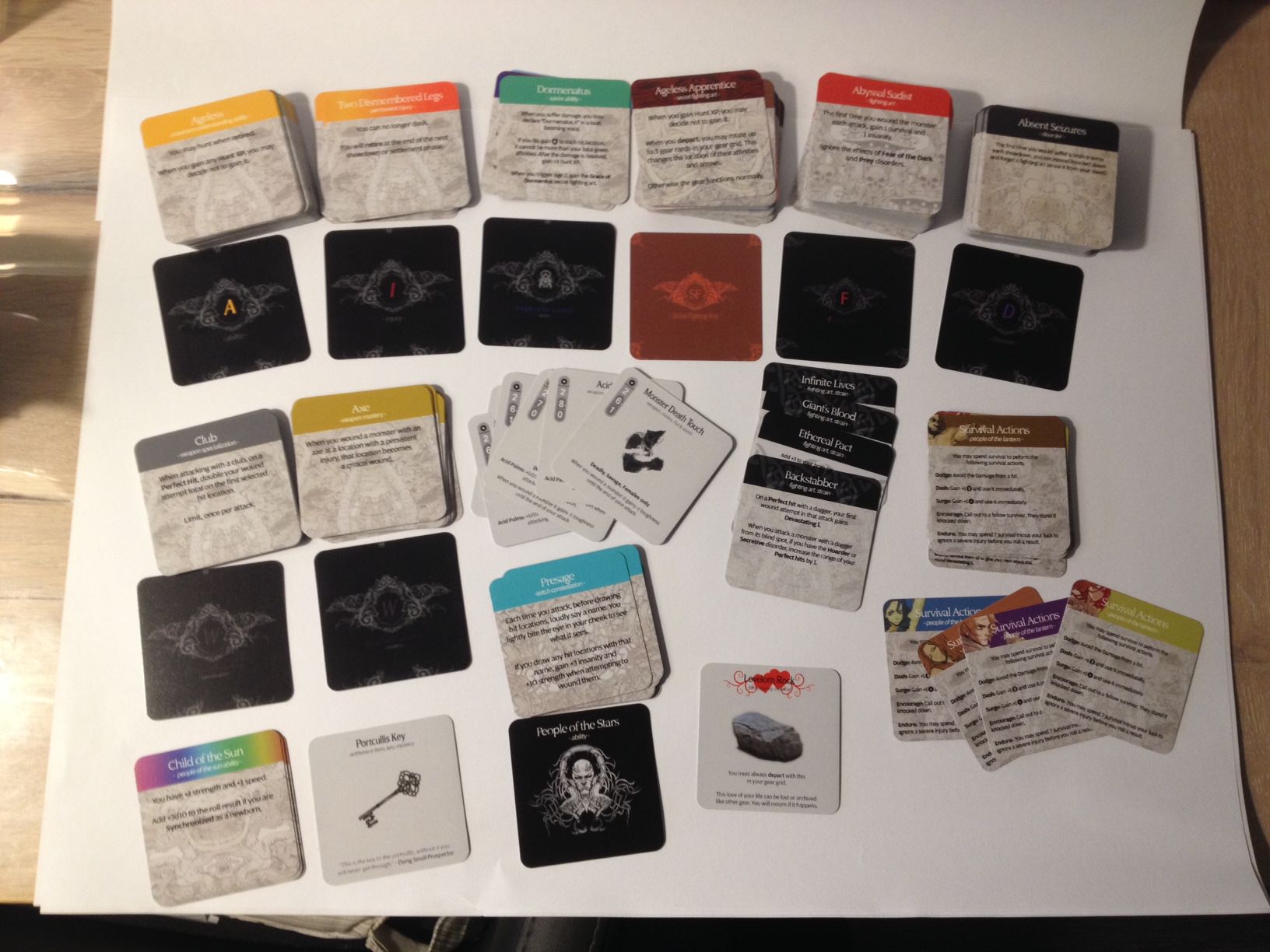 Fen's KDM Reference Cards | Kingdom Death: Monster