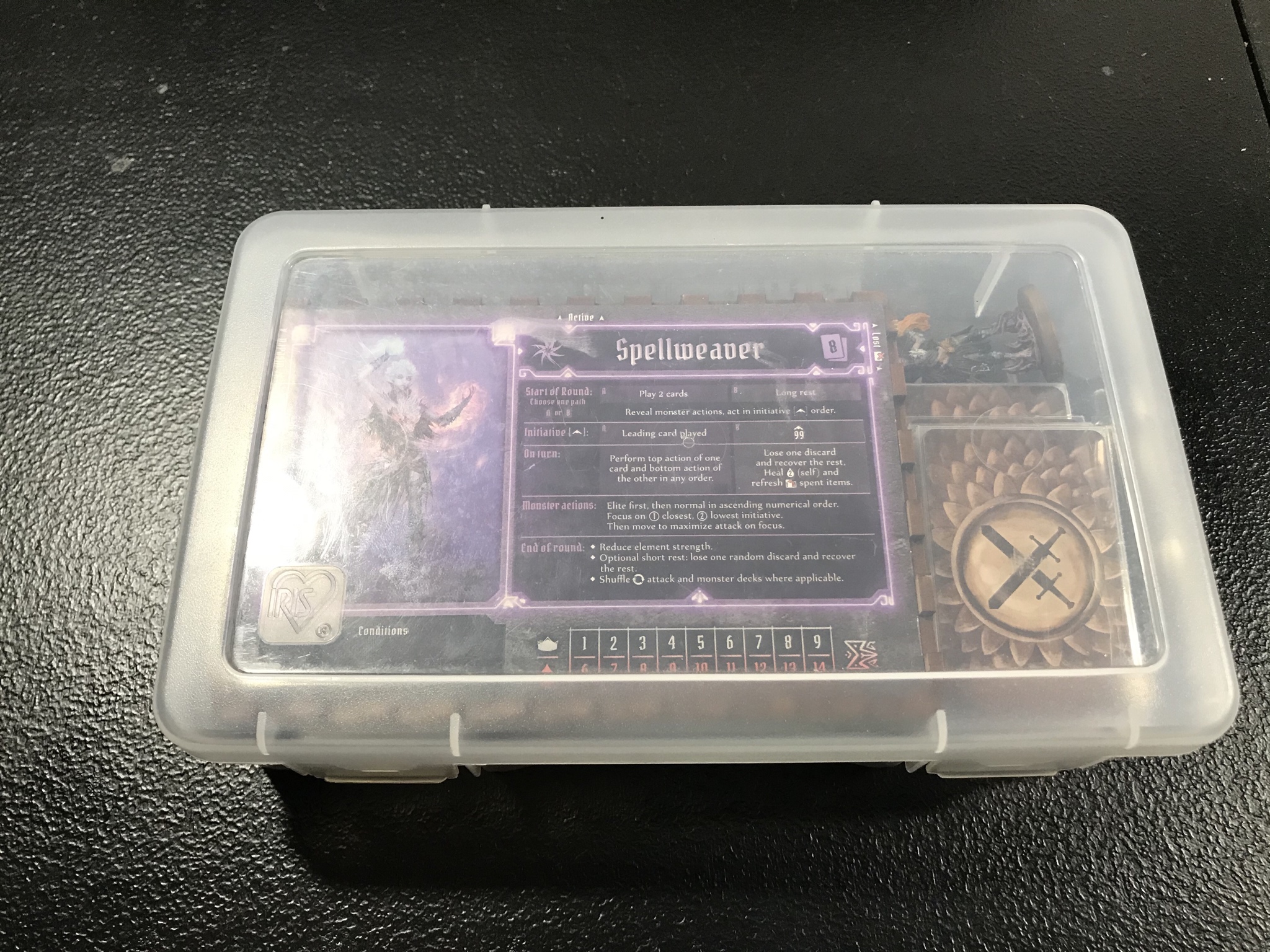 Storage solution: Gloomhaven w/ 3d printed terrain, doors, minus Helper ...
