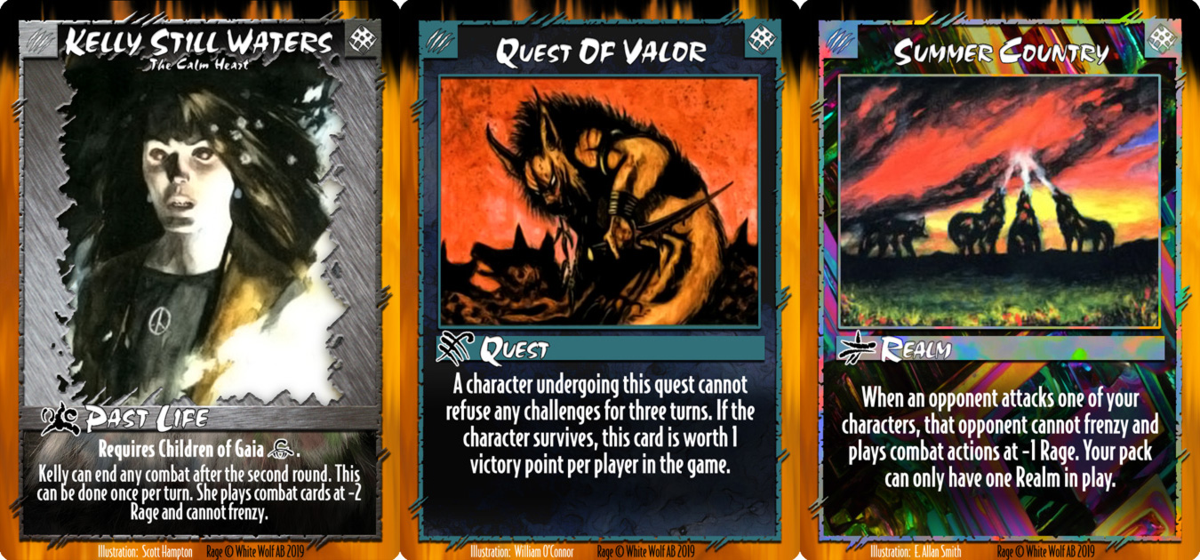 Rage card frame update and rework | Rage