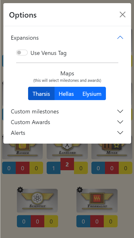 [Mini-App For BG] Track and share tags/milestones/awards | Terraforming ...