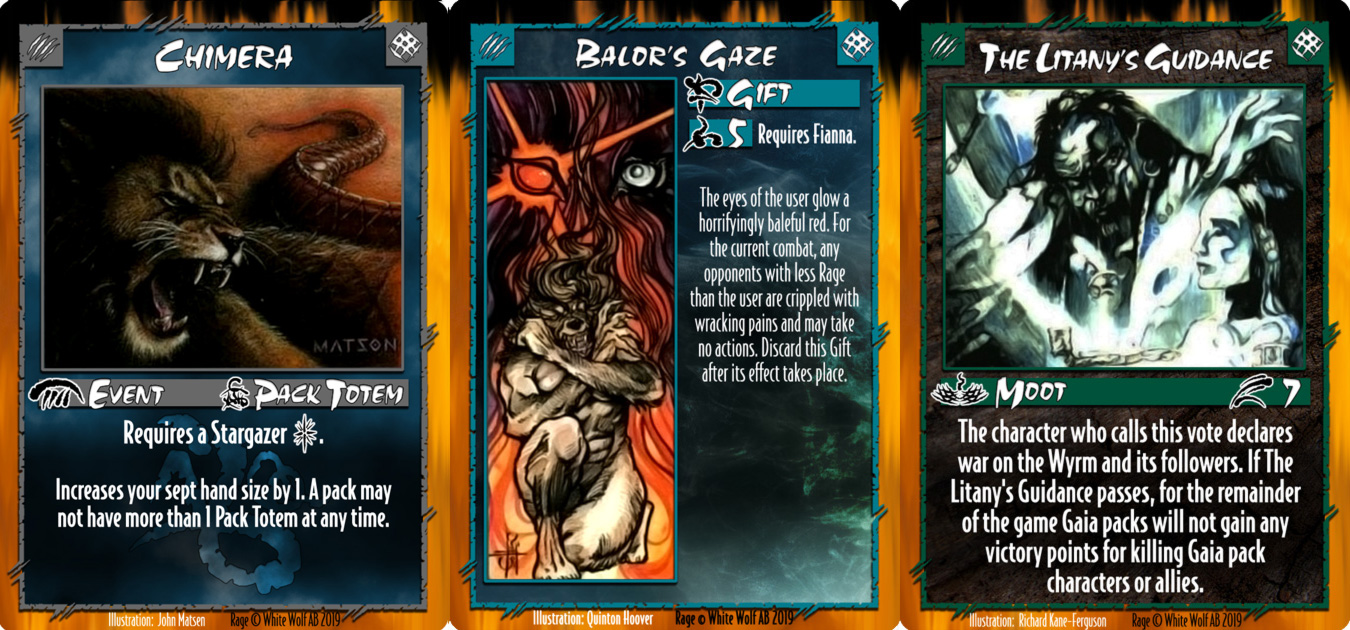 Rage card frame update and rework | Rage