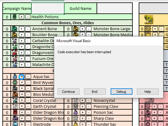 Monster Hunter Player Companion (Excel App) | Monster Hunter World: The ...