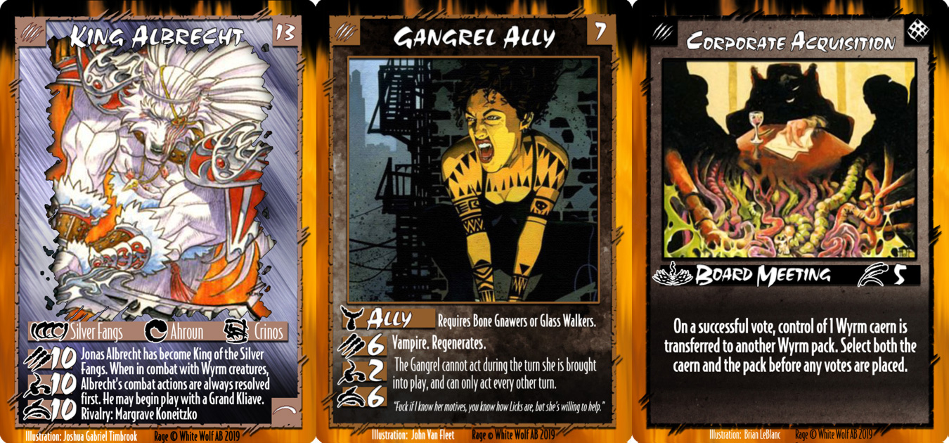 Rage card frame update and rework | Rage