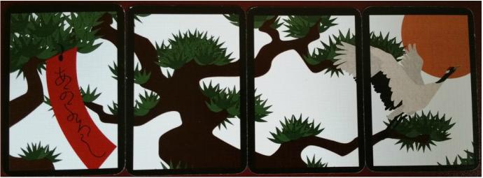 Hanafuda Suits- January | Moon Rabbit Hanafuda
