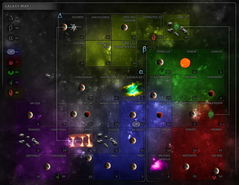 Galaxy maps for open narrative scenarios and Risk-like games | Star ...