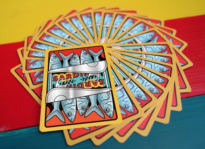Kickstarter: Sardines Playing Cards in Tomato Sauce