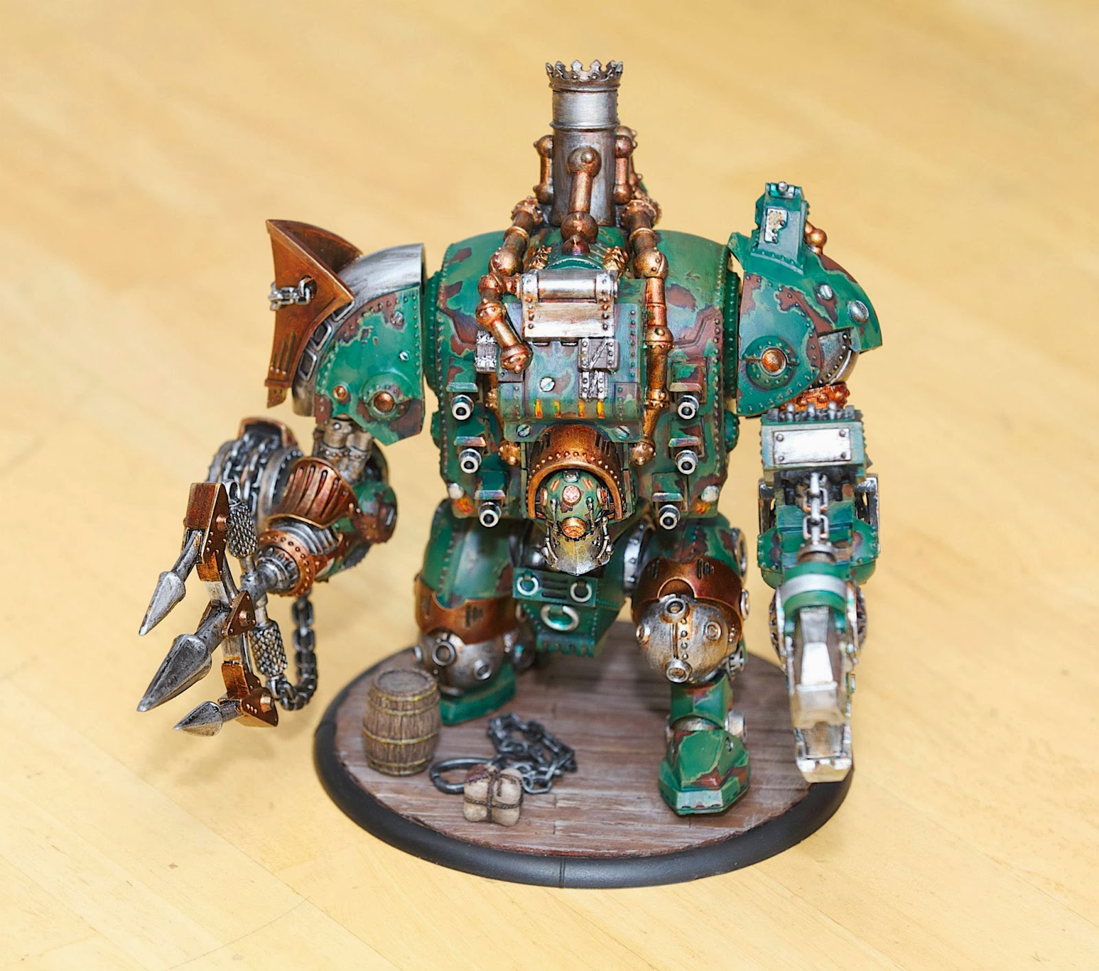 Warmachine Galleon Mercenaries Colossal Painted | Board Games, Minis ...