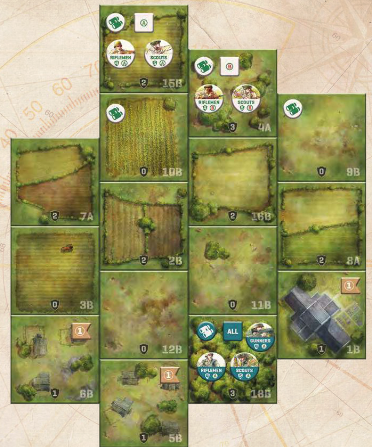 Solo scenario 2 Normandy Scout Action | Undaunted: Reinforcements