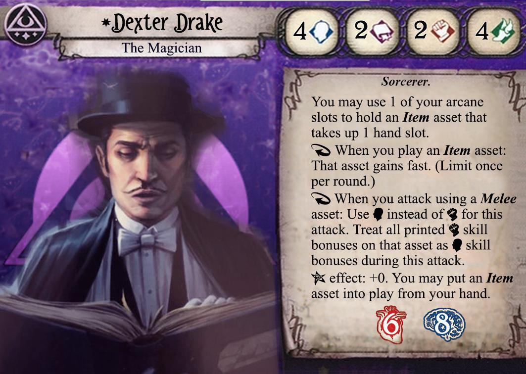 Custom Investigators: Charlie Kane, Darrell Simmons, Dexter Drake, Lily ...