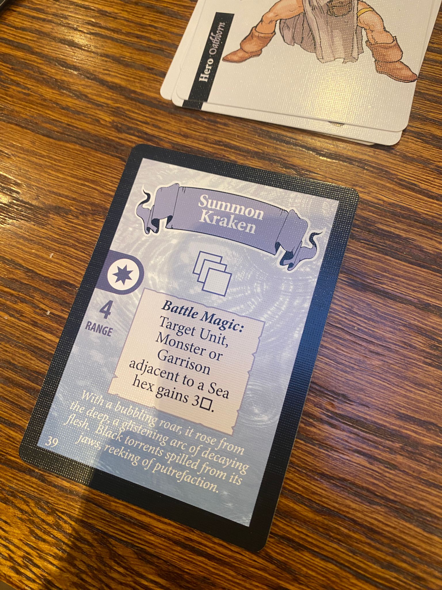 Spell: Summon kraken, shouldn't be a Cantrip? | Burning Banners
