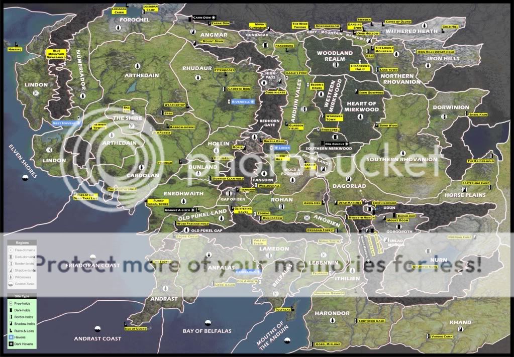 Minion Map vs Region Map (Lidless Eye) | Middle-earth