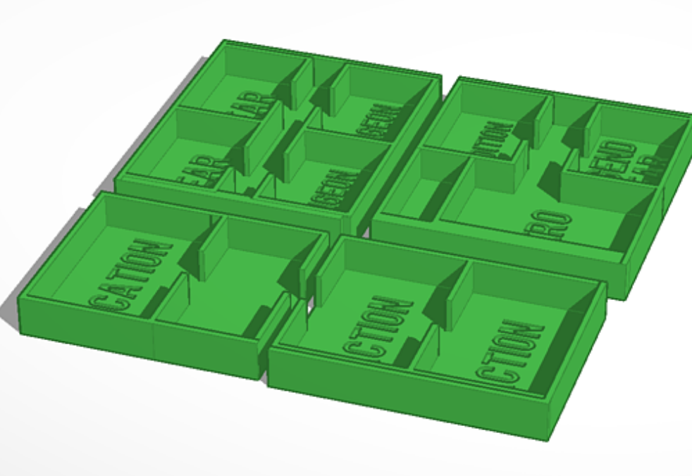 My 3D printed game box organizer. | Warhammer Quest: The Adventure Card ...