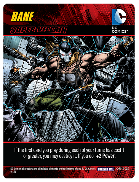 Bane Promo... Thoughts? | DC Comics Deck-Building Game: Forever Evil ...