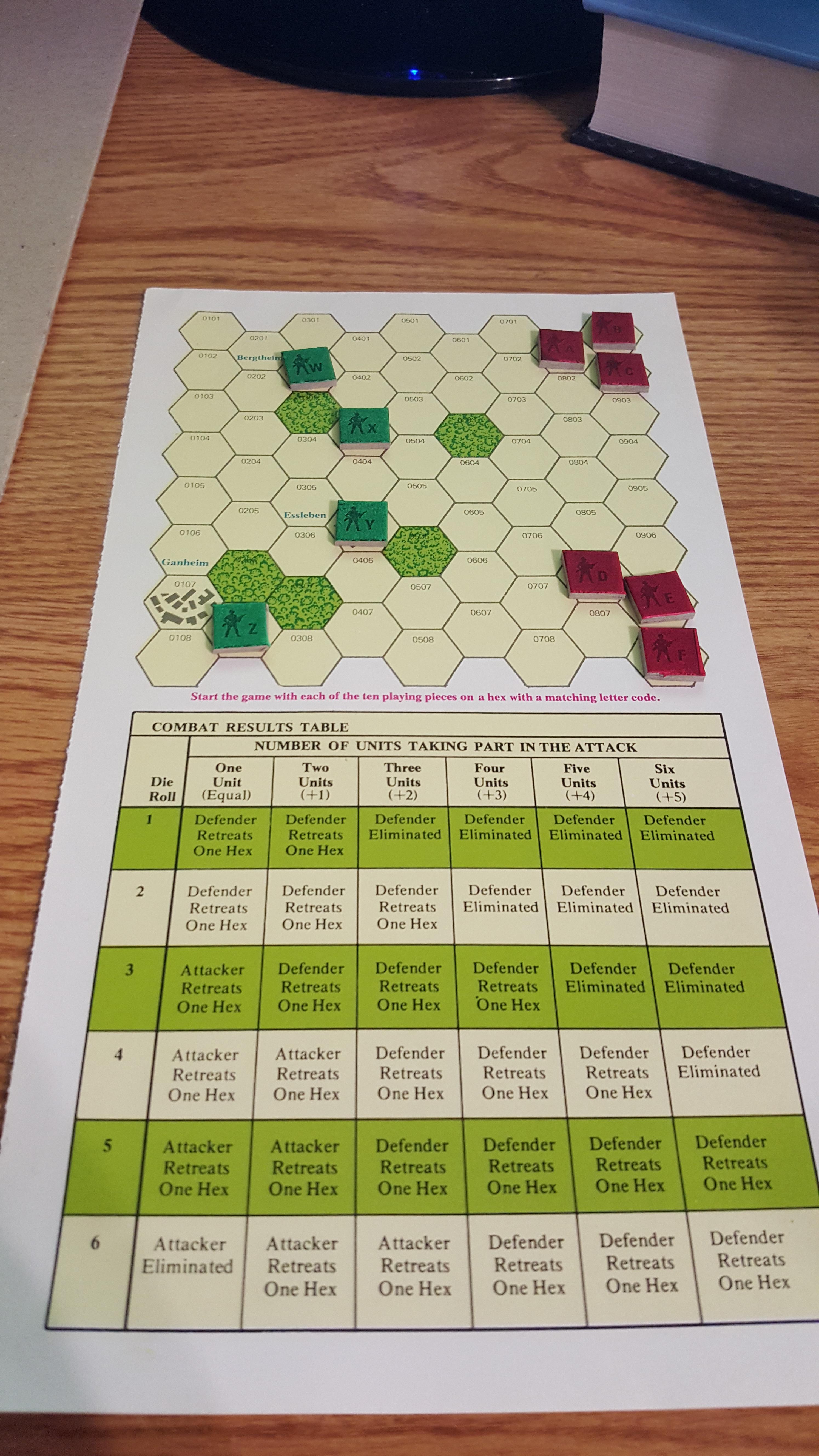 Homemade War game Counters!