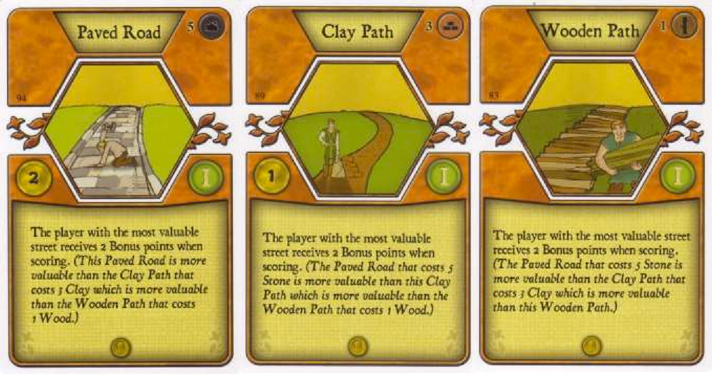 Where are the rules for Wooden Path, Clay Path and Paved Road ? | Agricola