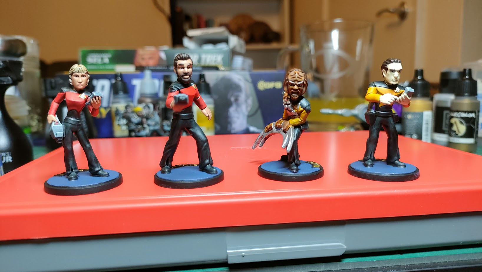 My W.I.P / Finished Star Trek Away Mission minis | Star Trek: Away Missions