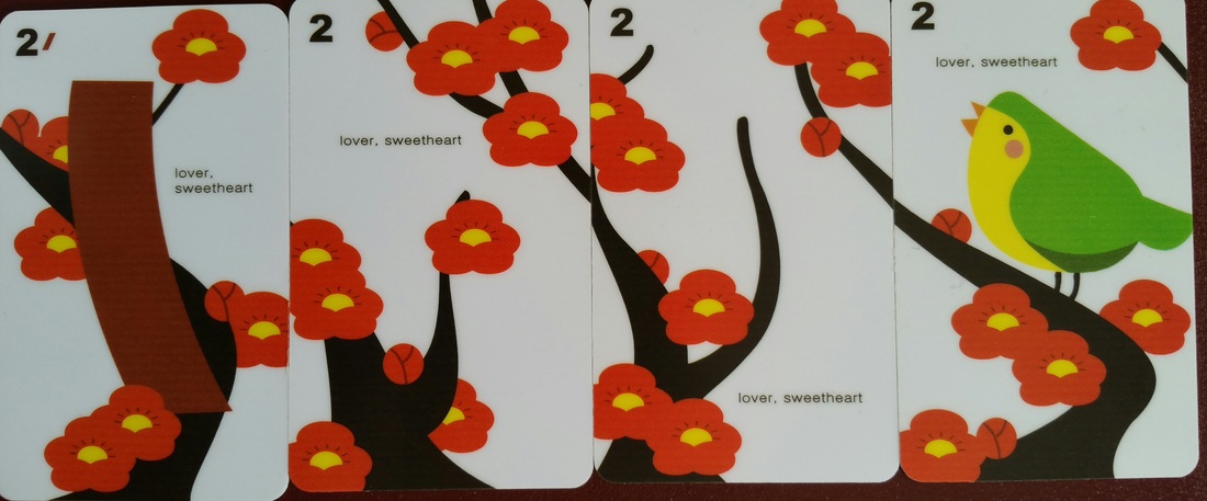 Hanafuda Suits: February | Moon Rabbit Hanafuda | VideoGameGeek