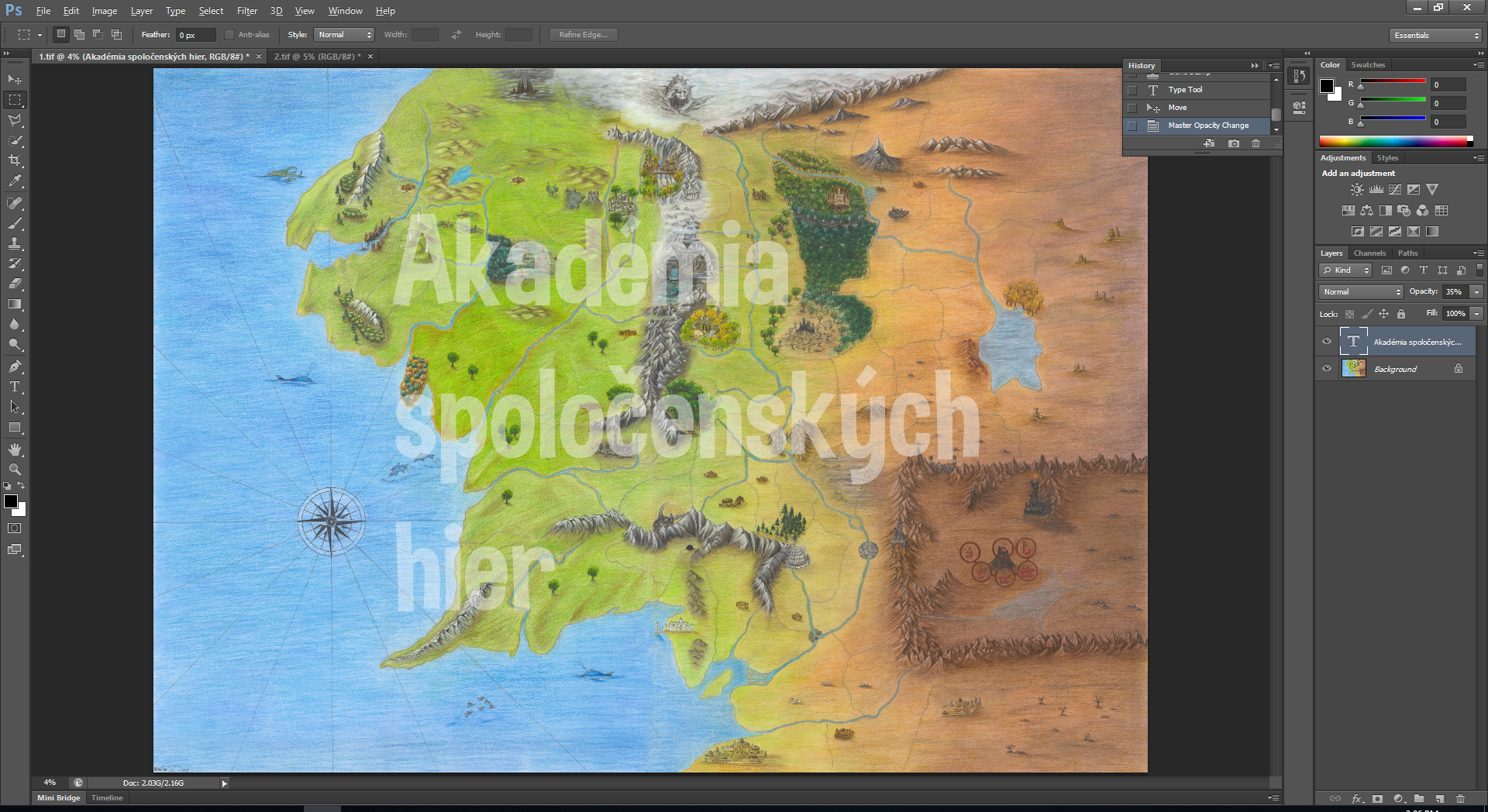 Custom painted WoTR map with more POIs | War of the Ring: Second Edition